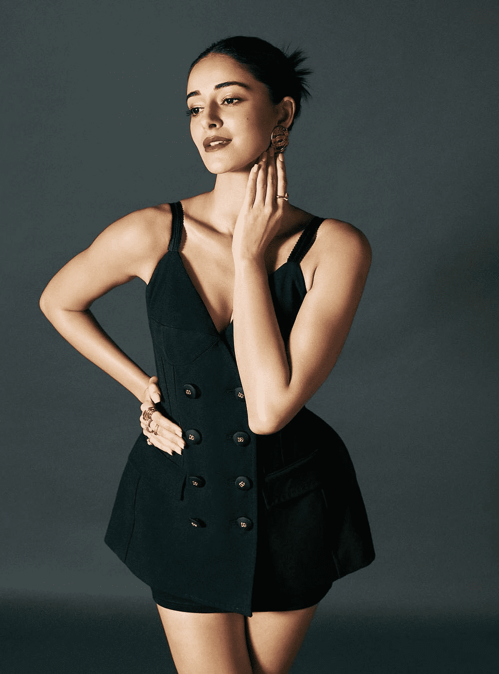 Ananya Pandey in OH Poppi Tuscon Ring â€°Ã›Ã’ Outhouse Jewellery